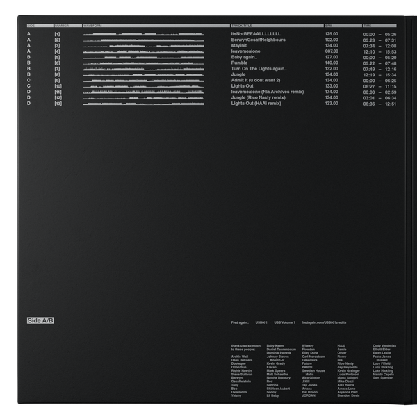 Usb Vinyl Fred Again